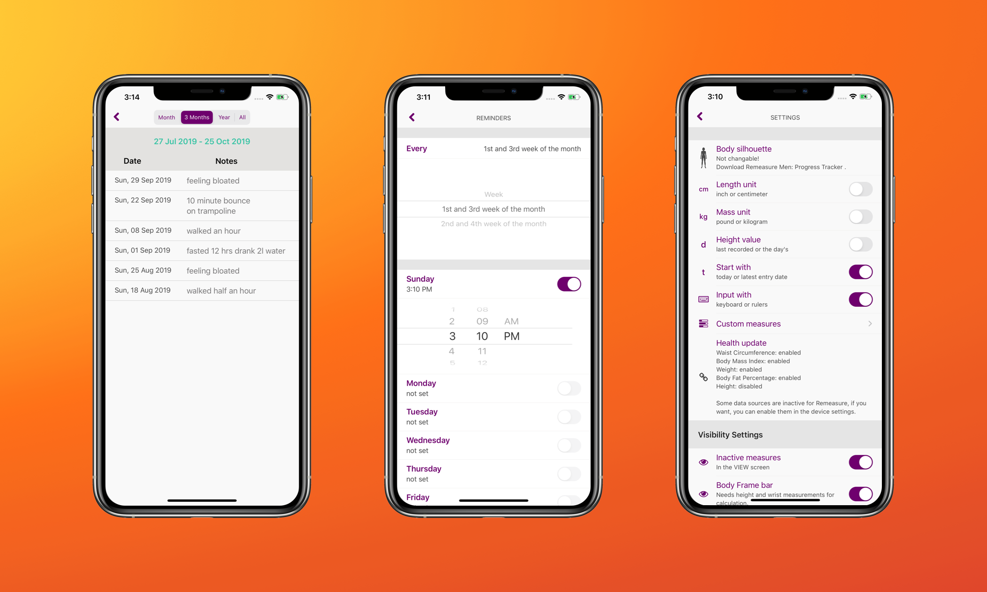 Weight Loss Tracker App With Measurements Hoolihits